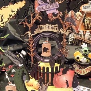 Halloween Carnival Games #2 - Miniature Bag the Rats & Skull Toss ...