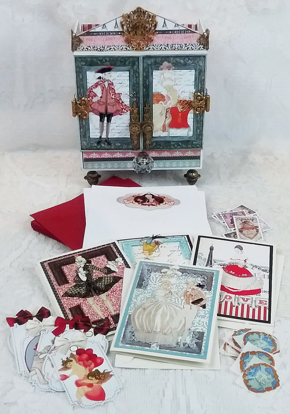 Marie Antoinette Rococo Romance Themed Collage Sheet 2 - Etsy
