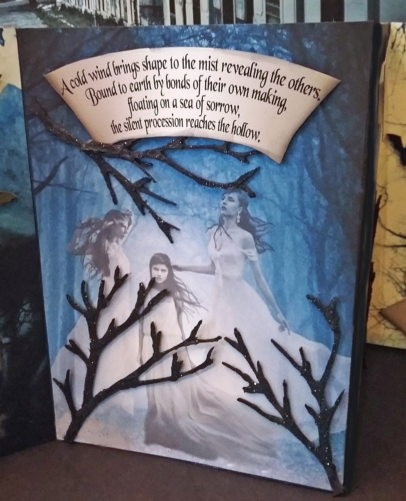 GHOSTS Halloween Collage Sheet Digital Printable Instant | Etsy