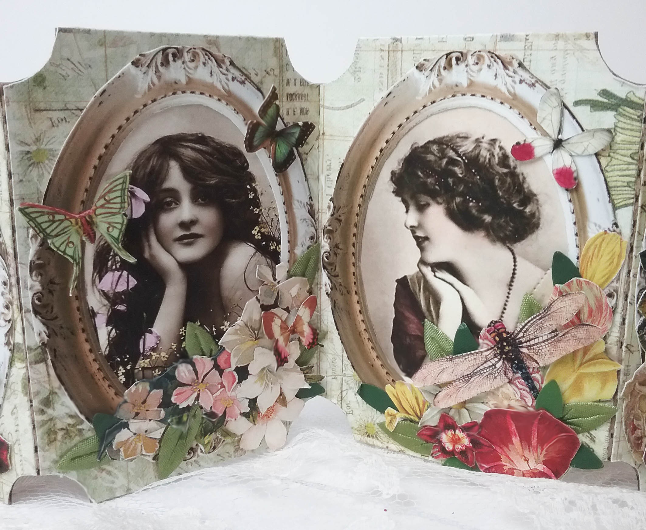 Flowers #1 - Botanical Collage Sheet- Digital Printable - Instant ...