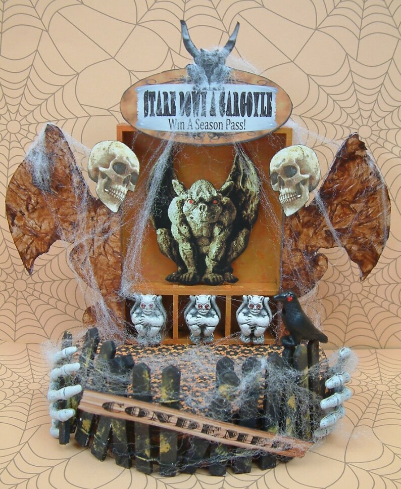 Halloween Carnival Games Miniature Halloween Digital Image Set - Etsy