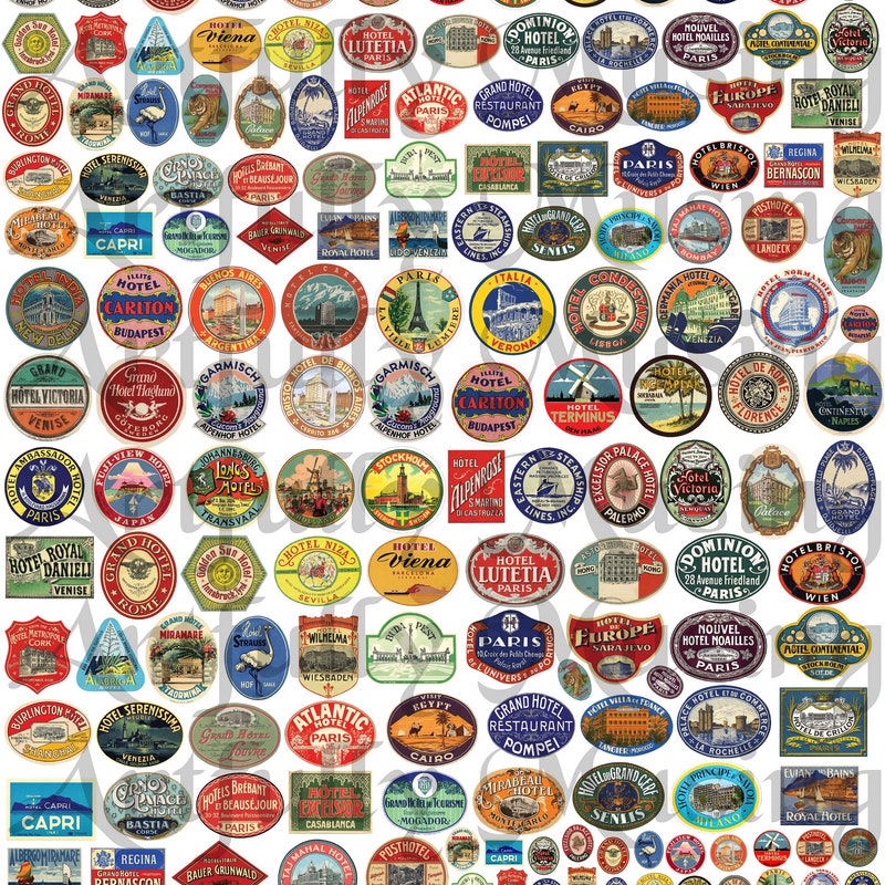 Travel Luggage Label - Etsy