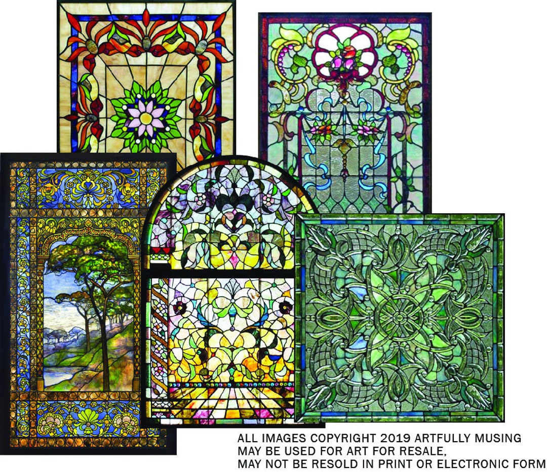 Stained Glass - 29 Separate Images - Digital Image Set Clip Art ...