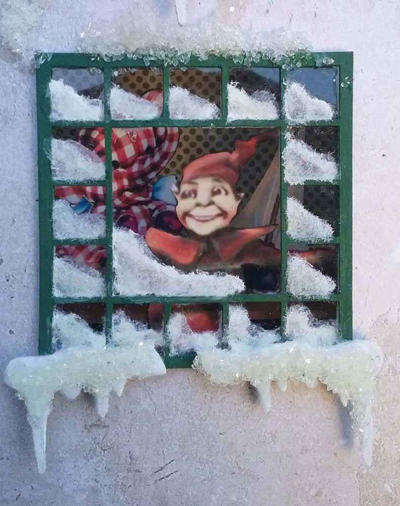 Christmas Elves in Santa's Workshop North Pole Collage | Etsy