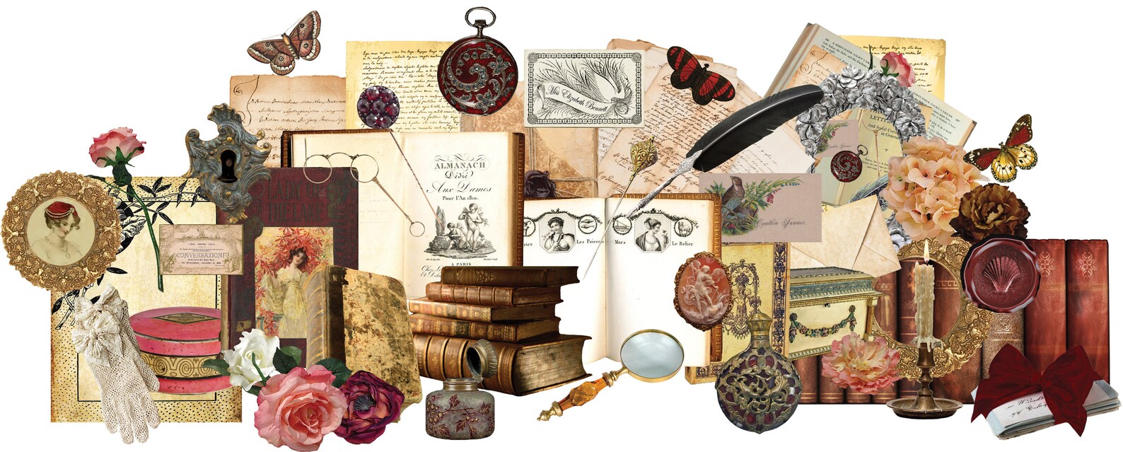 Letters From the Past - Regency Period - 98 Separate Images - Digital ...