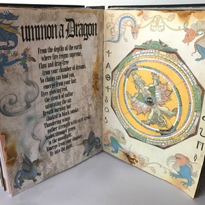 Large Magical Potion Spell Book Pages #1 - 7 Sheet Set- Spells Potions ...