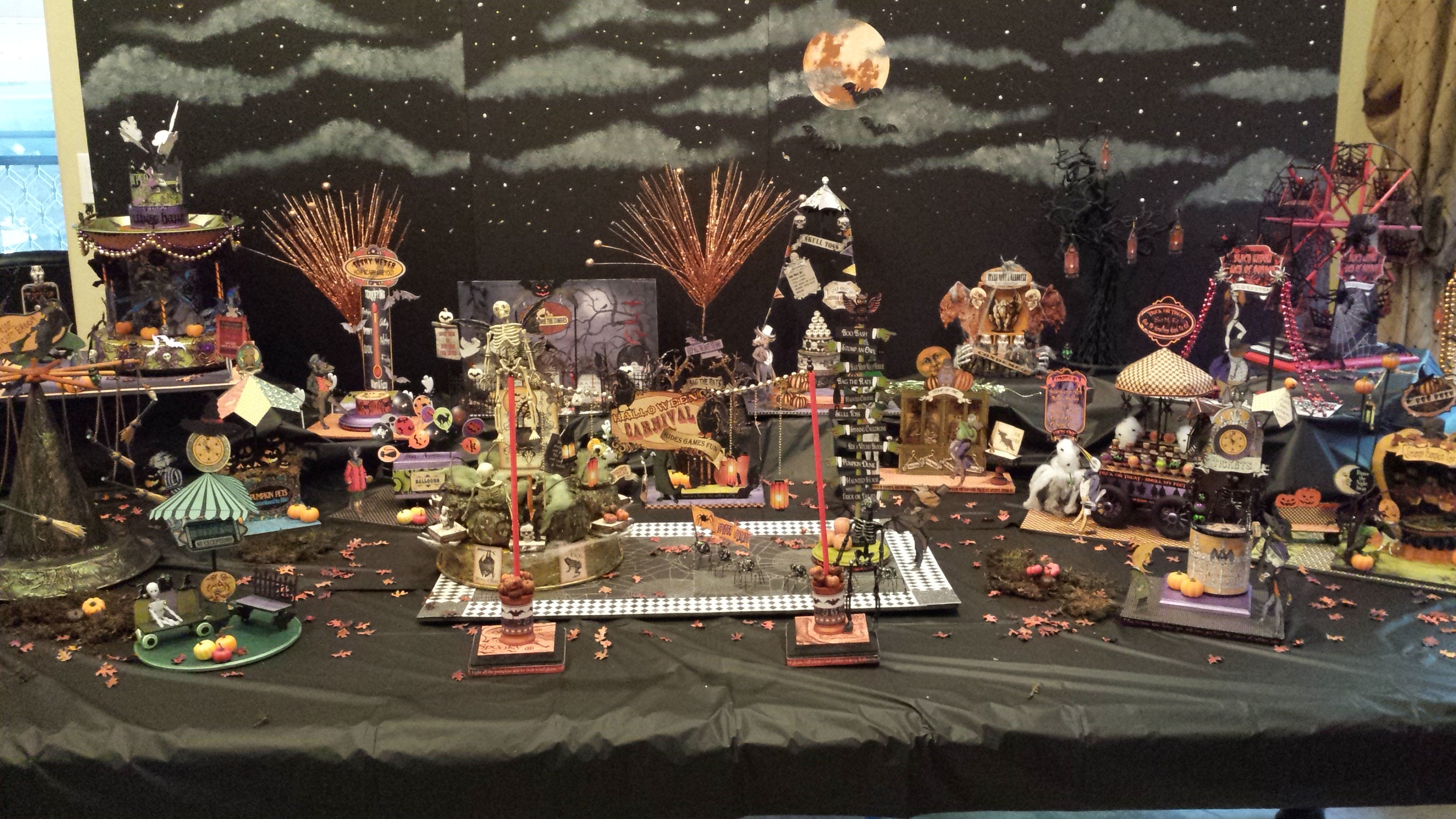 Halloween Carnival Games Miniature Halloween Digital Image Set - Etsy