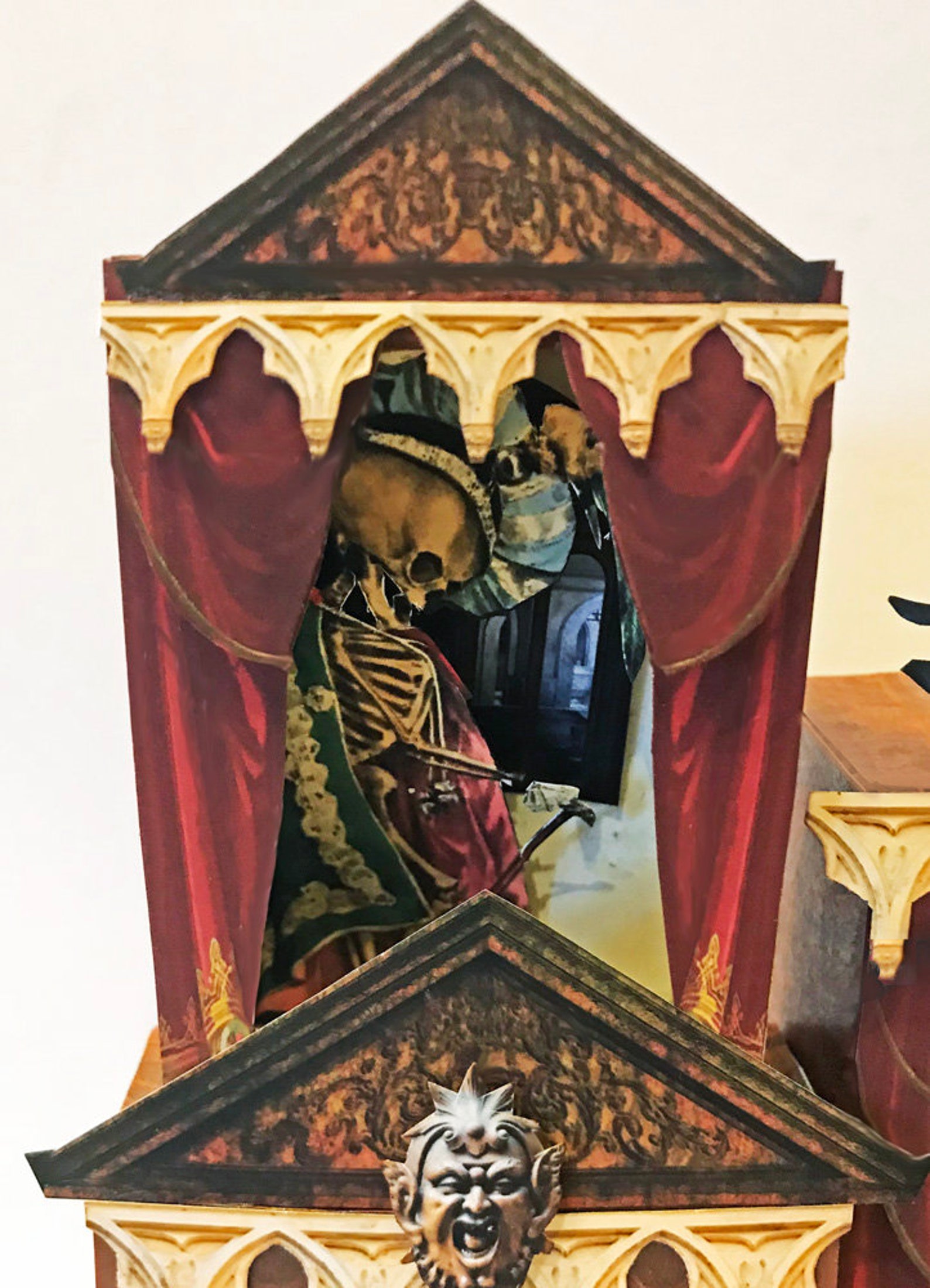 Mini Gothic Architecture Miniature Halloween Collage Sheet - Etsy