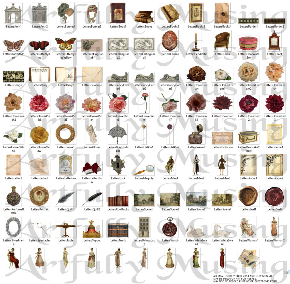 Letters From the Past - Regency Period - 98 Separate Images - Digital ...