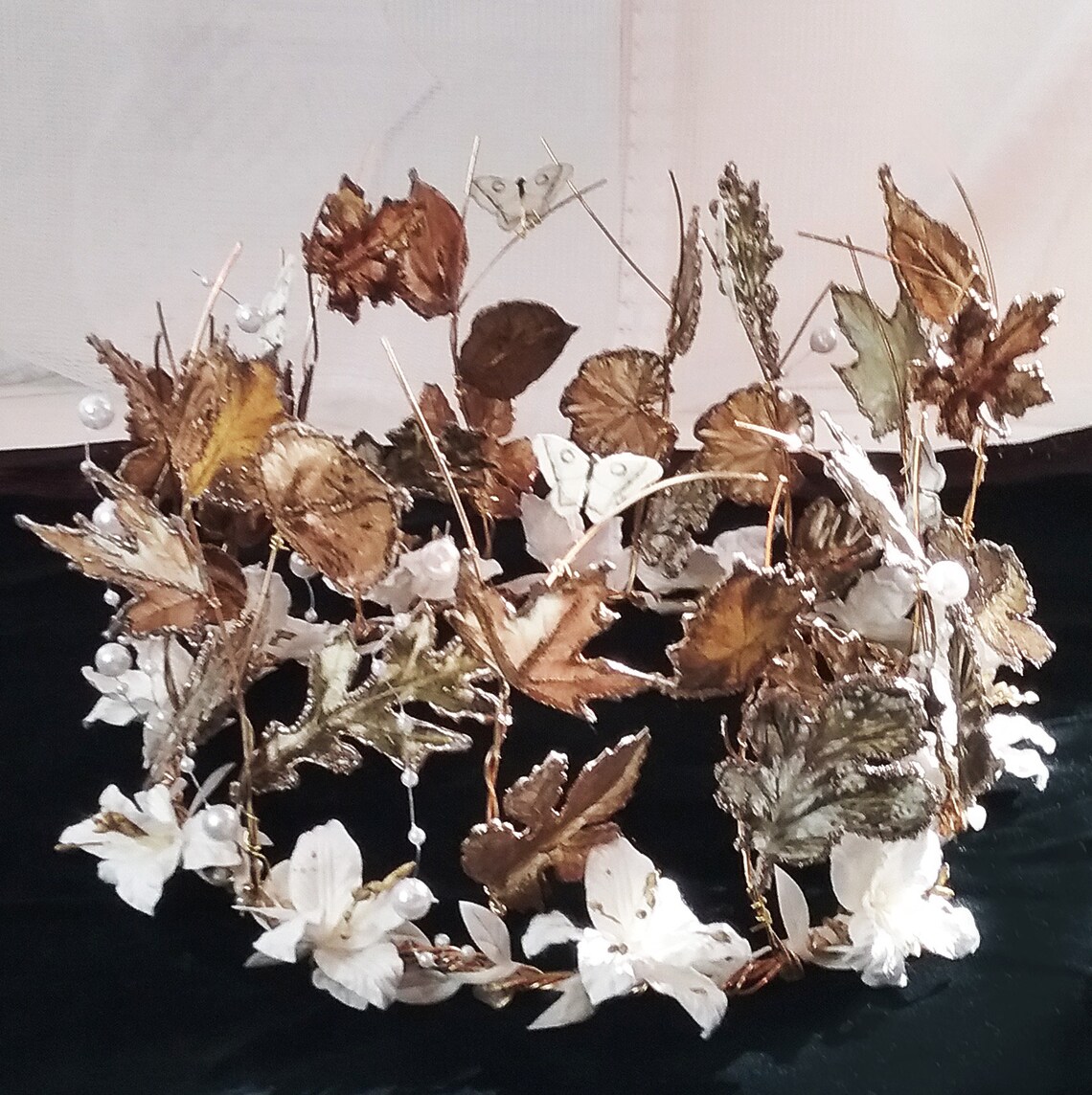 Gold Leaves Collage Sheet Digital Printable Instant - Etsy