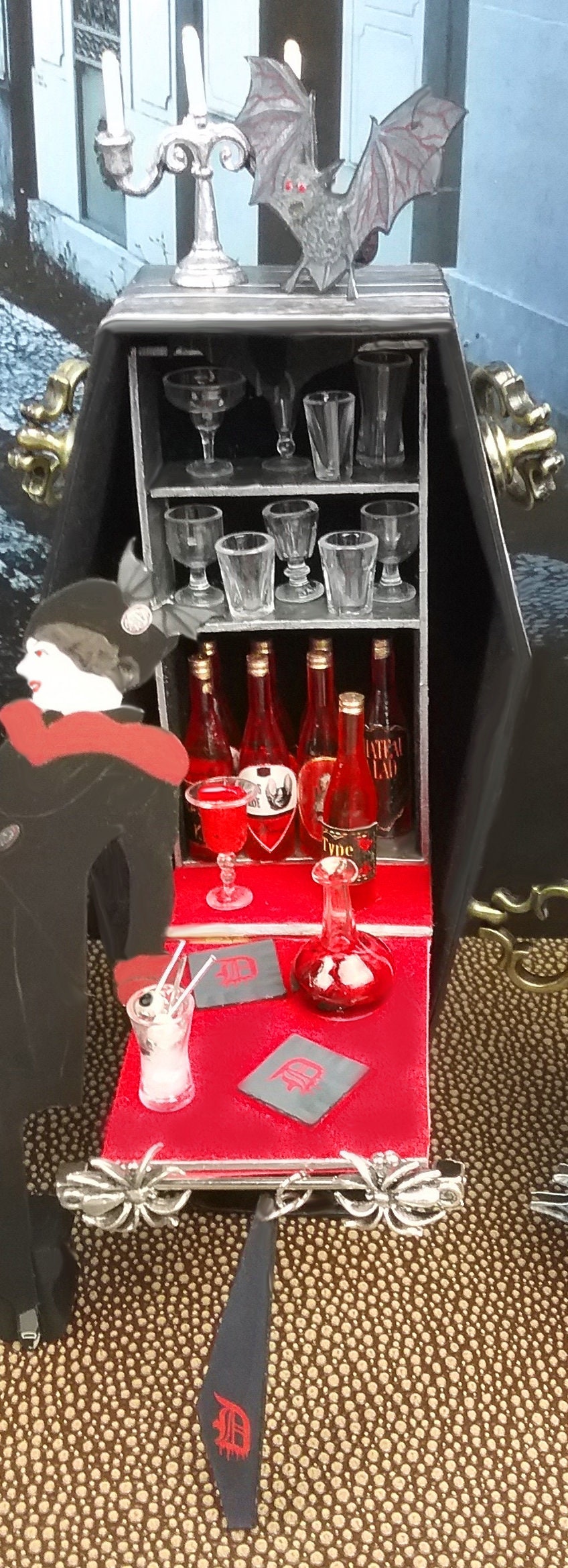 DRACULA VAMPIRE Halloween Collage Sheet Digital Printable | Etsy