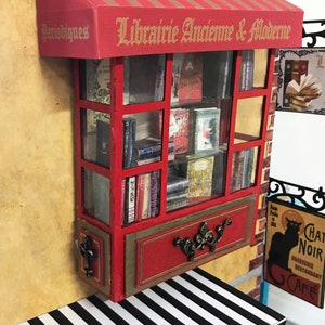 French Bookstore - Vintage - Miniature - Posters Signs Awnings -etc ...