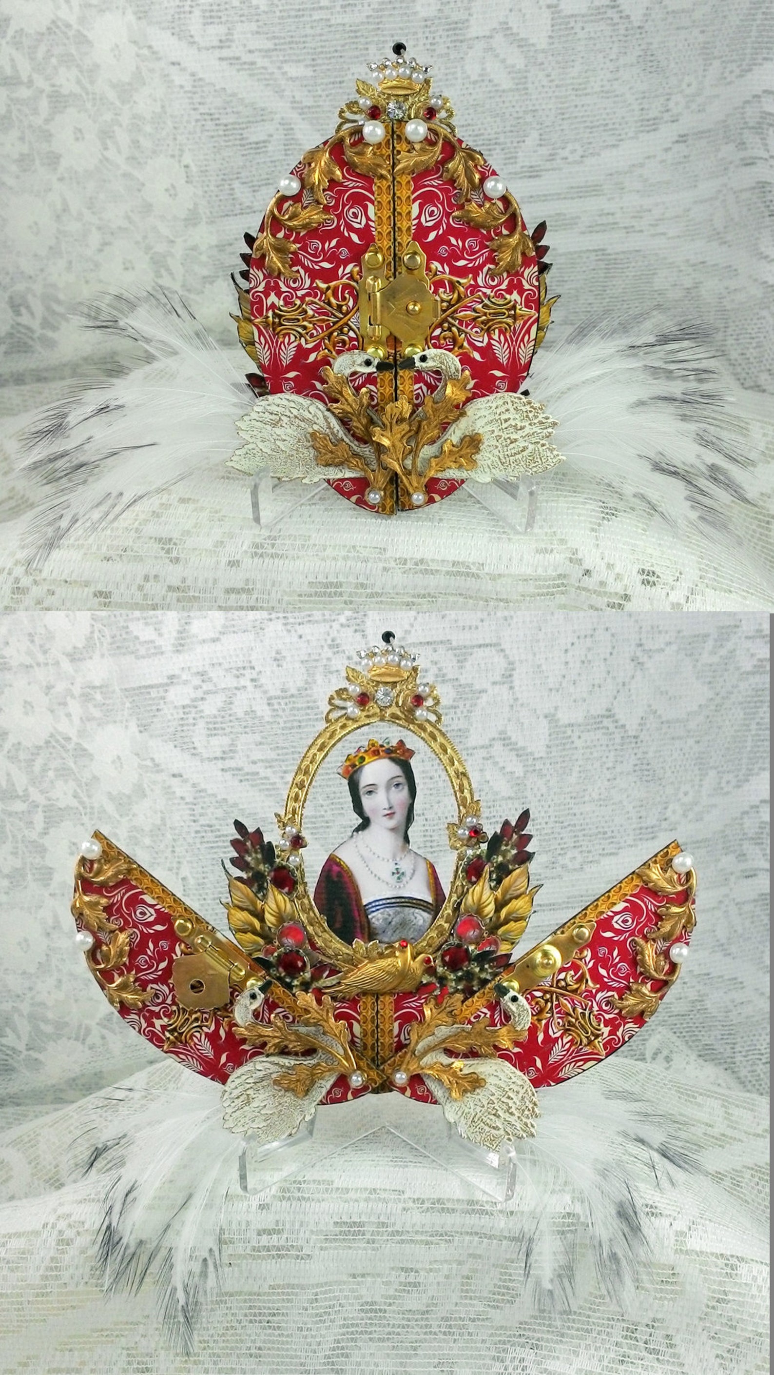 Openable Elegant Eggs Inspired by Faberge Eggs ATC Sized | Etsy