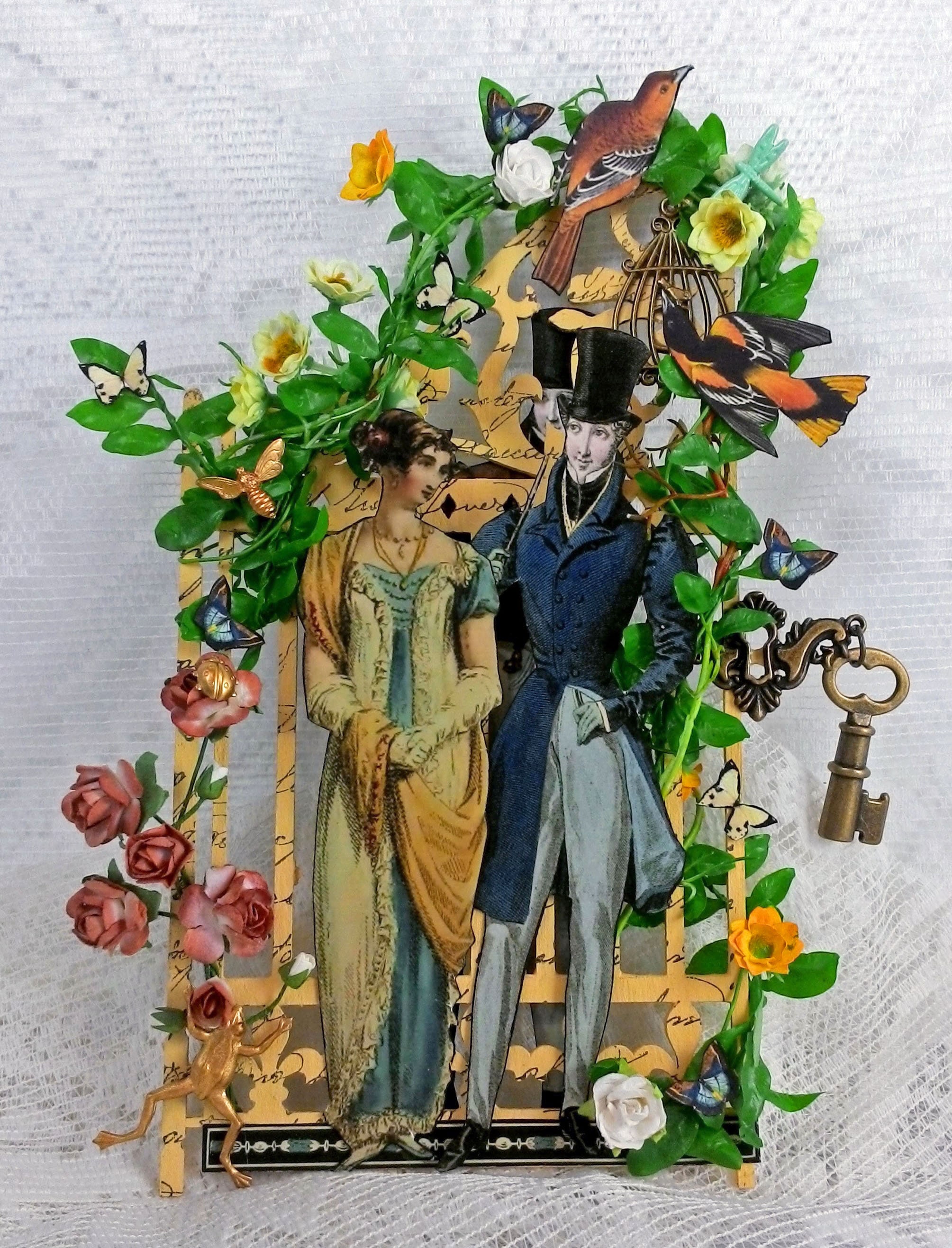 Days Gone by Regency Gents & Ladies Fashion Collage Sheet - Digital ...