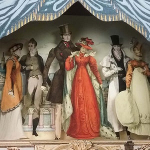 Mini Regency Gents & Ladies Fashion Collage Sheet - Digital Printable ...