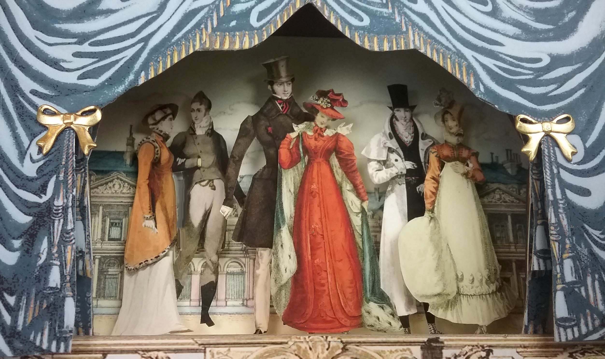 Mini Regency Gents & Ladies Fashion Collage Sheet Digital | Etsy