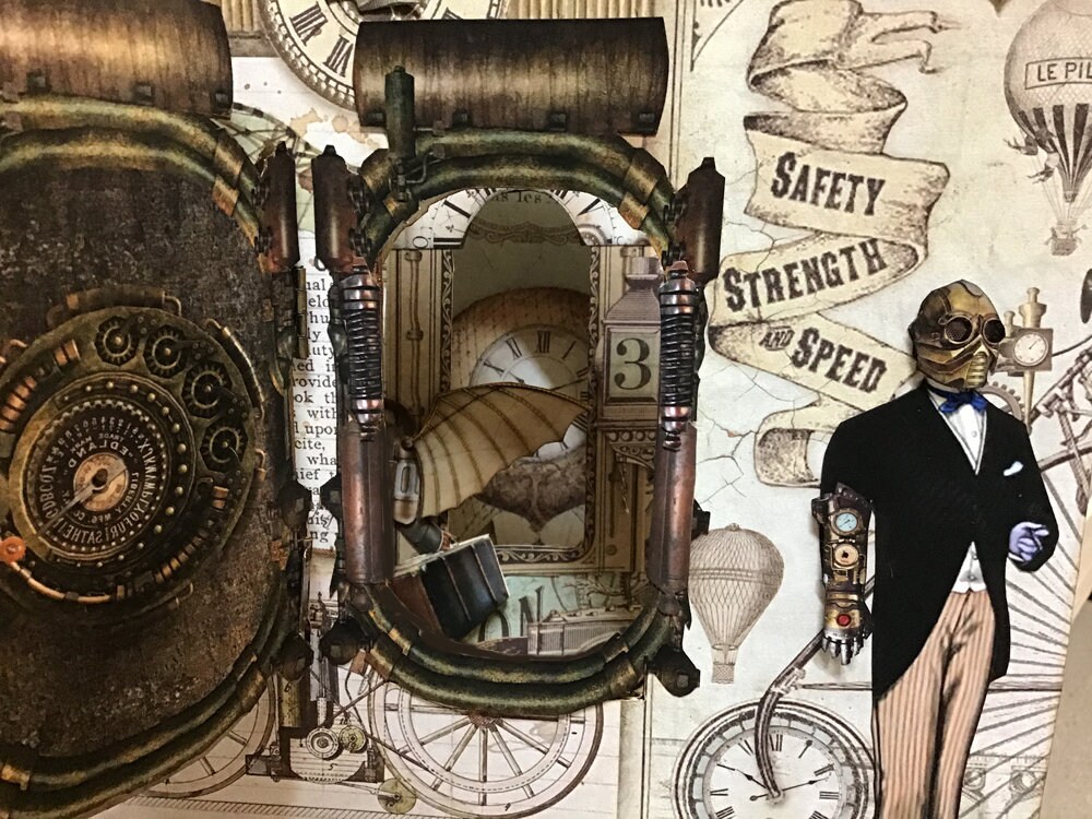 Steampunk People Collage Sheet Digital Printable Instant | Etsy