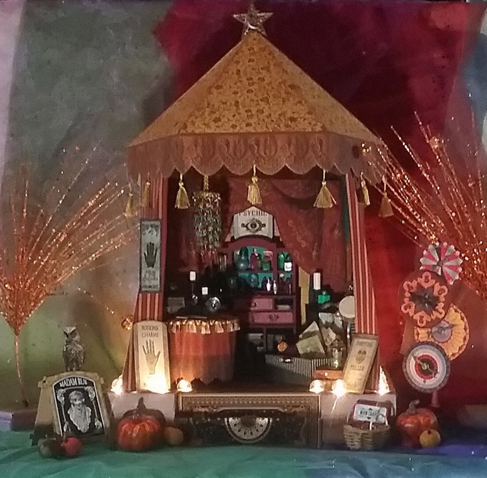 Gypsy Fortune Teller Collage Sheet Digital Printable - Etsy