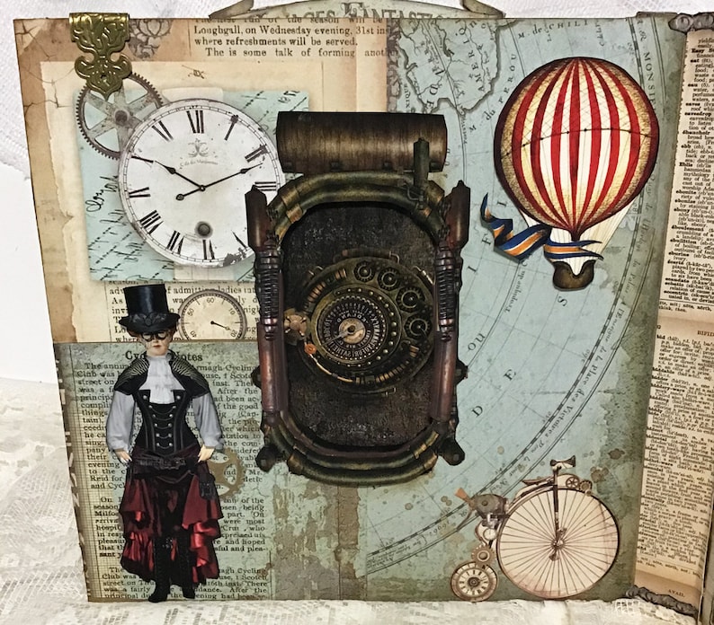Steampunk People Collage Sheet Digital Printable Instant | Etsy