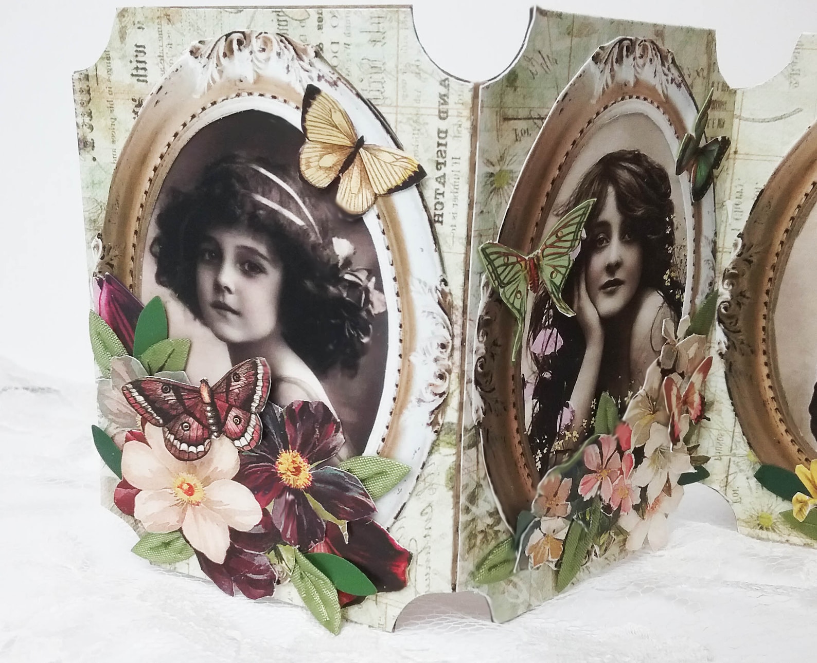 Flowers #1 - Botanical Collage Sheet- Digital Printable - Instant ...