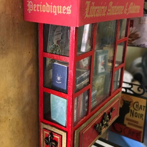 French Bookstore - Vintage - Miniature - Posters Signs Awnings -etc ...