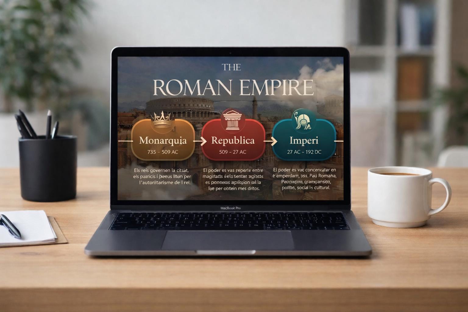 Animated History Timeline PowerPoint Template | Ancient Rome & Ancient ...