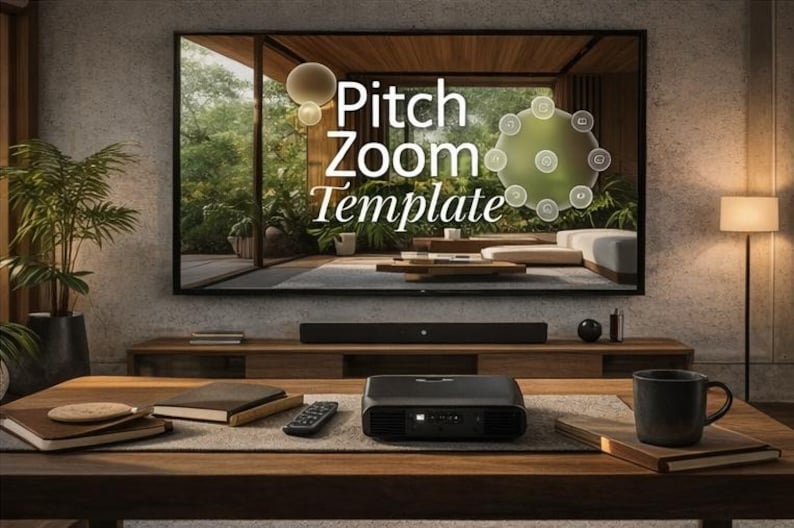 Powerpoint Pitch Deck With Morph Transitions | 20 Slides | Instant ...