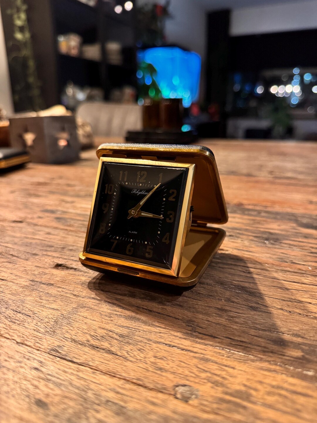 Rhythm – Vintage Travel Alarm Clock - Etsy