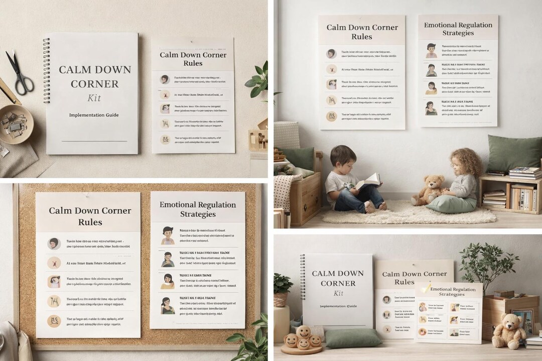 Calm Down Corner Kit | Classroom Emotional Regulation, SEL Posters ...