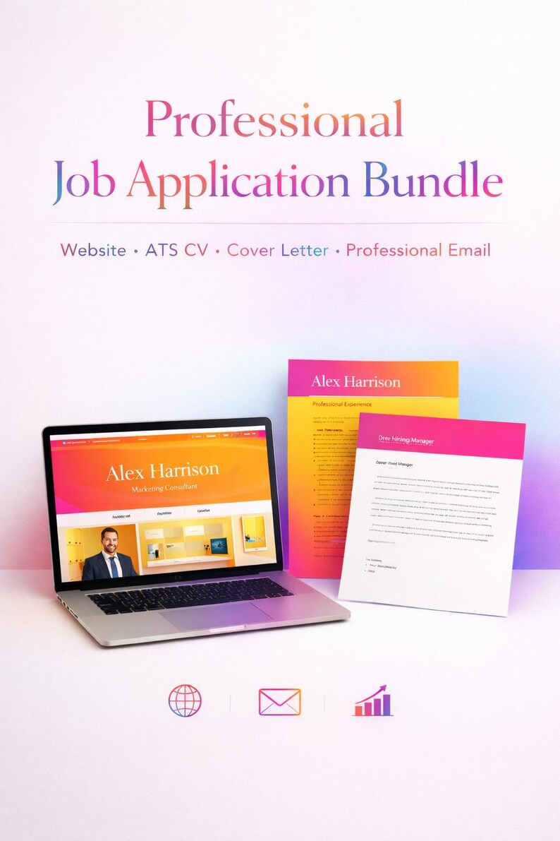 Job Application Branding Package | Website, Resume, Cover Letter ...