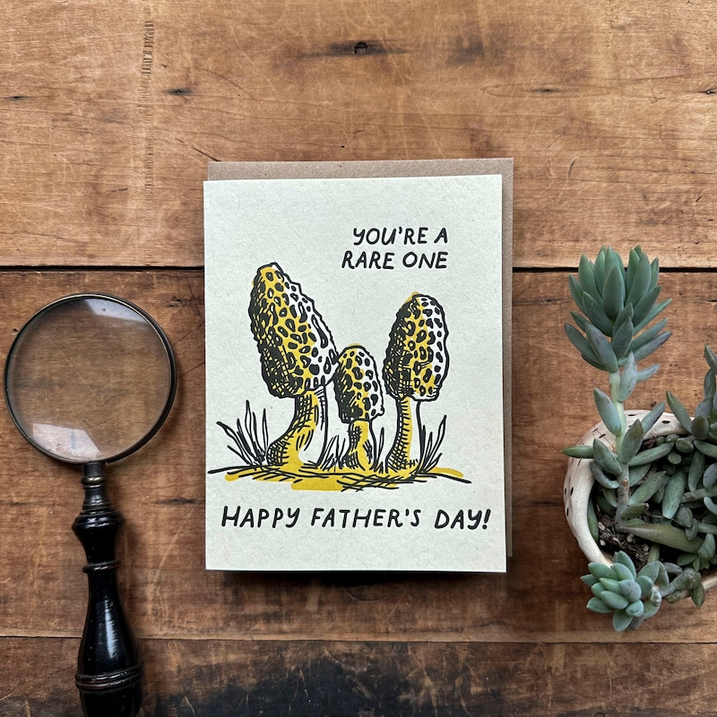 Mushroom Fathers Day Card - Etsy