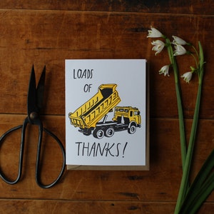 Loads of Thanks Letterpress Thank You Card - Etsy