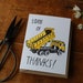 Loads of Thanks Letterpress Thank You Card - Etsy