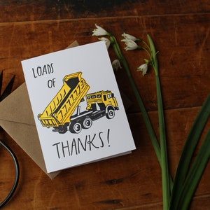 Loads of Thanks Letterpress Thank You Card - Etsy