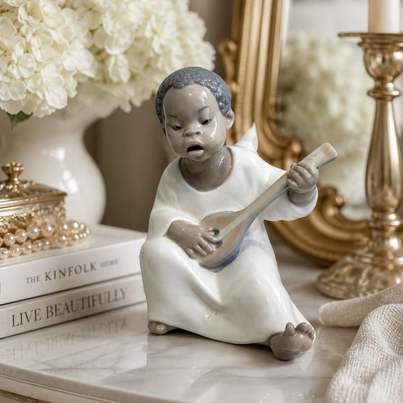 Lladro Angel With Child - Etsy