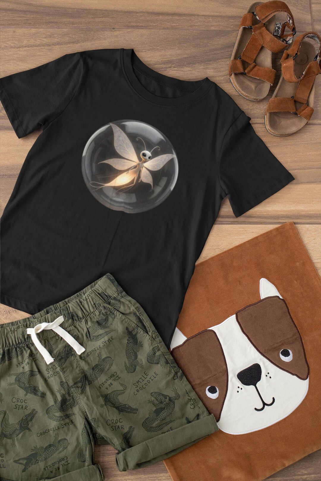 Kids Fantasy Fairy Bubble Tee, Magical Forest Creature Artwork Shirt - Etsy