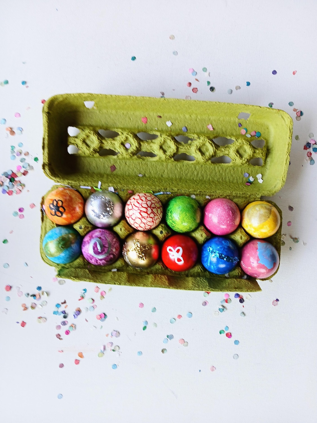 3 Dozen CASCARONES, Confetti Eggs - Fiesta, Party, Easter Eggs FUN Hand ...