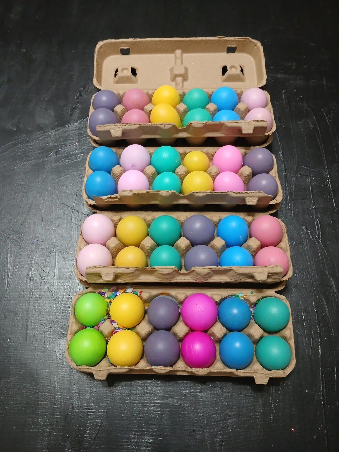 CASCARONES, Confetti Eggs 4 Dozen Fiesta, Party, Easter Eggs FUN Hand ...