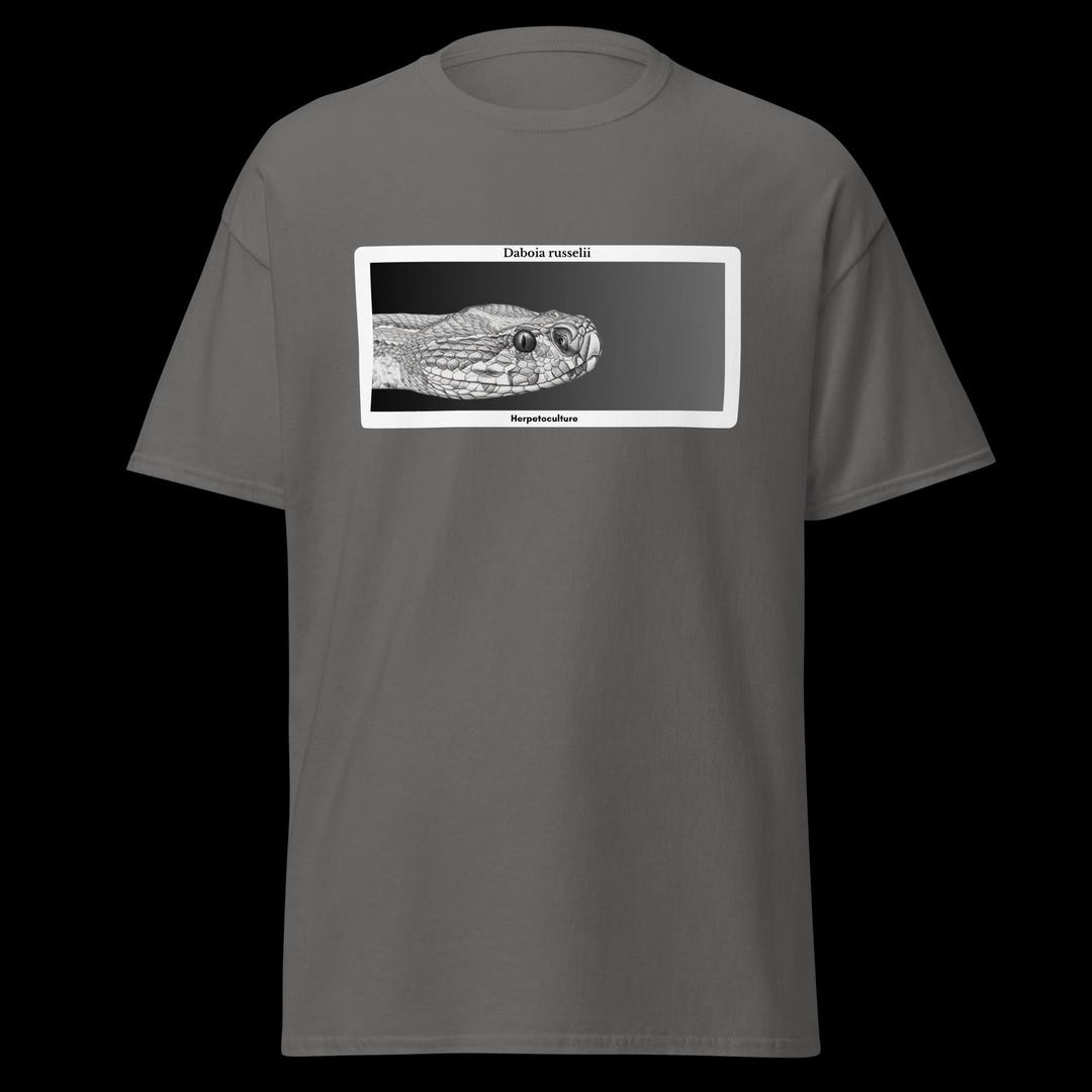 Daboia Russelii - Funny Snake Illustration Shirt - Classic Unisex Tee ...