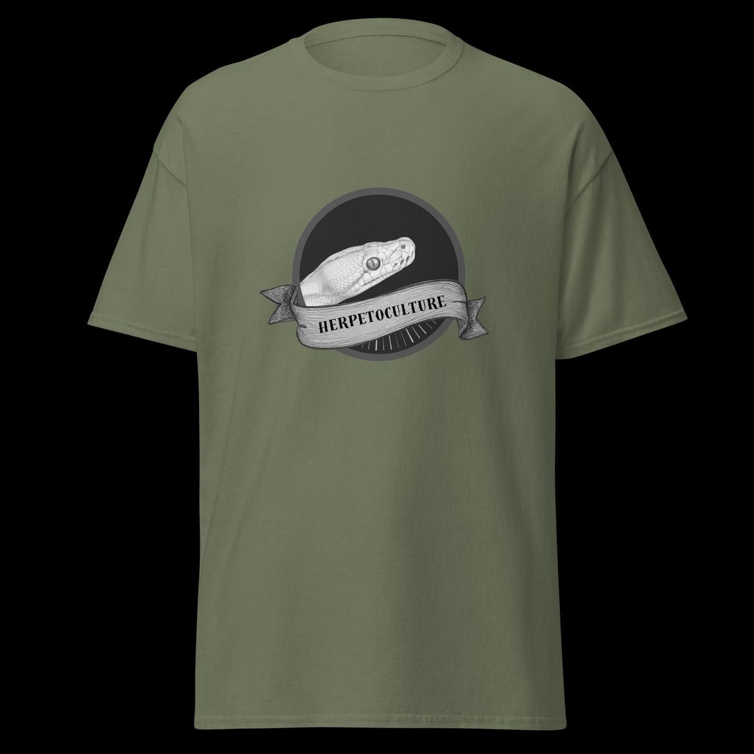 Reticulated Python - Snake Illustration Shirt - Classic Unisex Tee ...