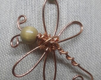 Wire Wrapped Dragonfly - Etsy