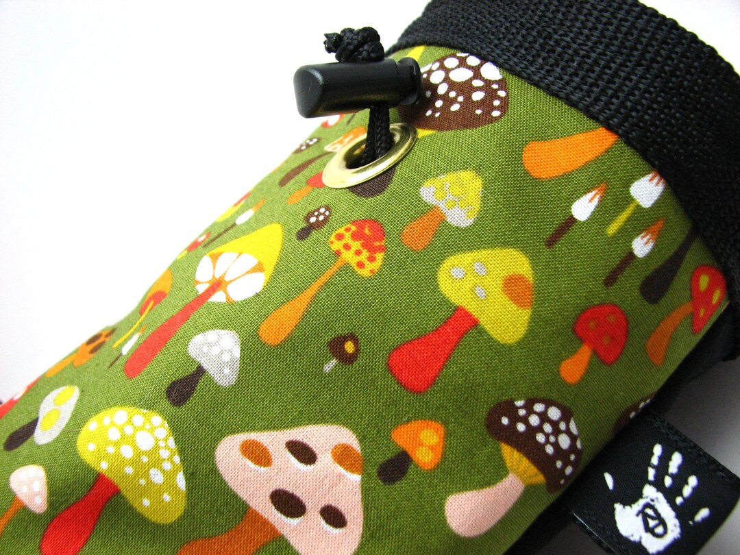 Mellow Mushroom Chalkbag for Rock Climbing Fleece Lined - Etsy