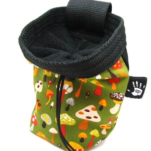 Mellow Mushroom Chalkbag for Rock Climbing Fleece Lined - Etsy