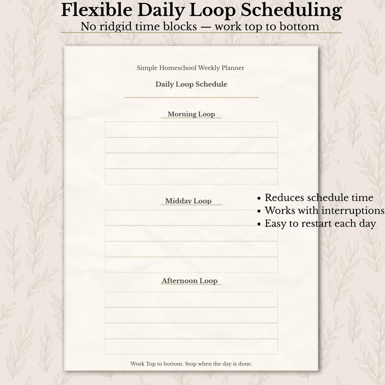 Homeschool Planner Bundle Printable | Daily & Weekly Homeschool Planner ...