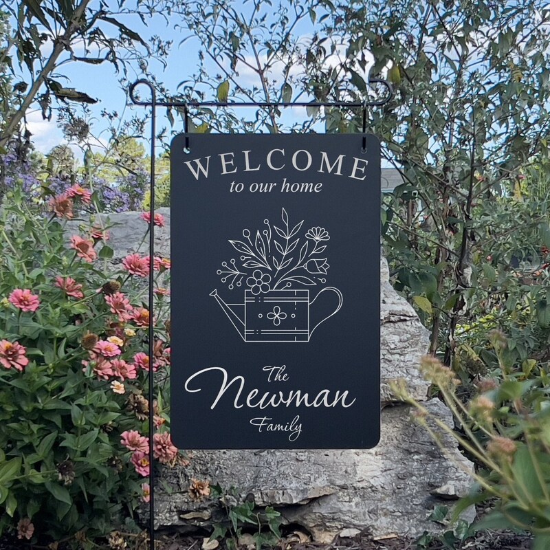 Monogram Garden Flag - Etsy