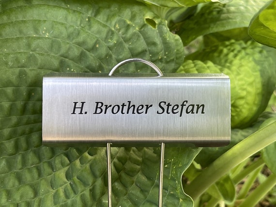 Engraved Plant Identification Labels Orion Garden Marker Engraved