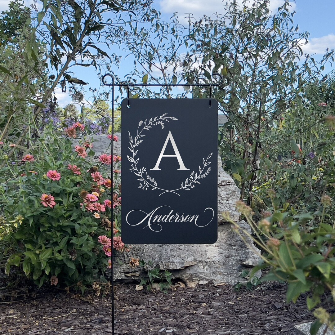 Personalized Garden Flag, Custom House Flag, Mini-flag for Address ...