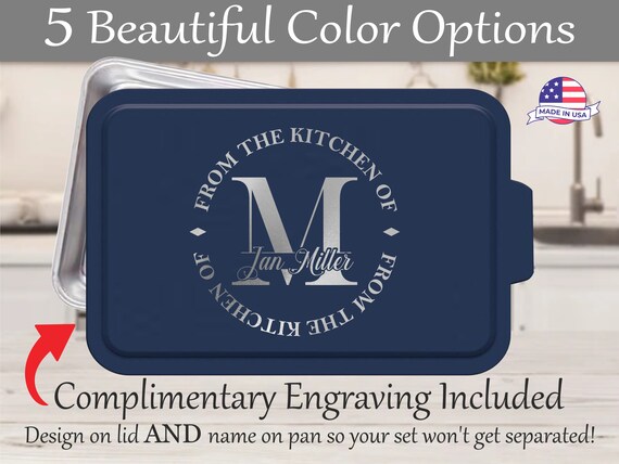 Custom Engraved Cake Pan, Personalized Cake Pans, Customized Metal Cake ...
