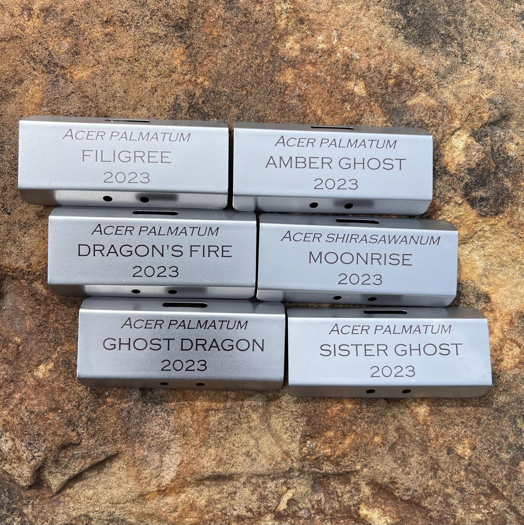 Custom Plant Markers, Stainless Steel Garden Stakes, Set of 25 - Etsy