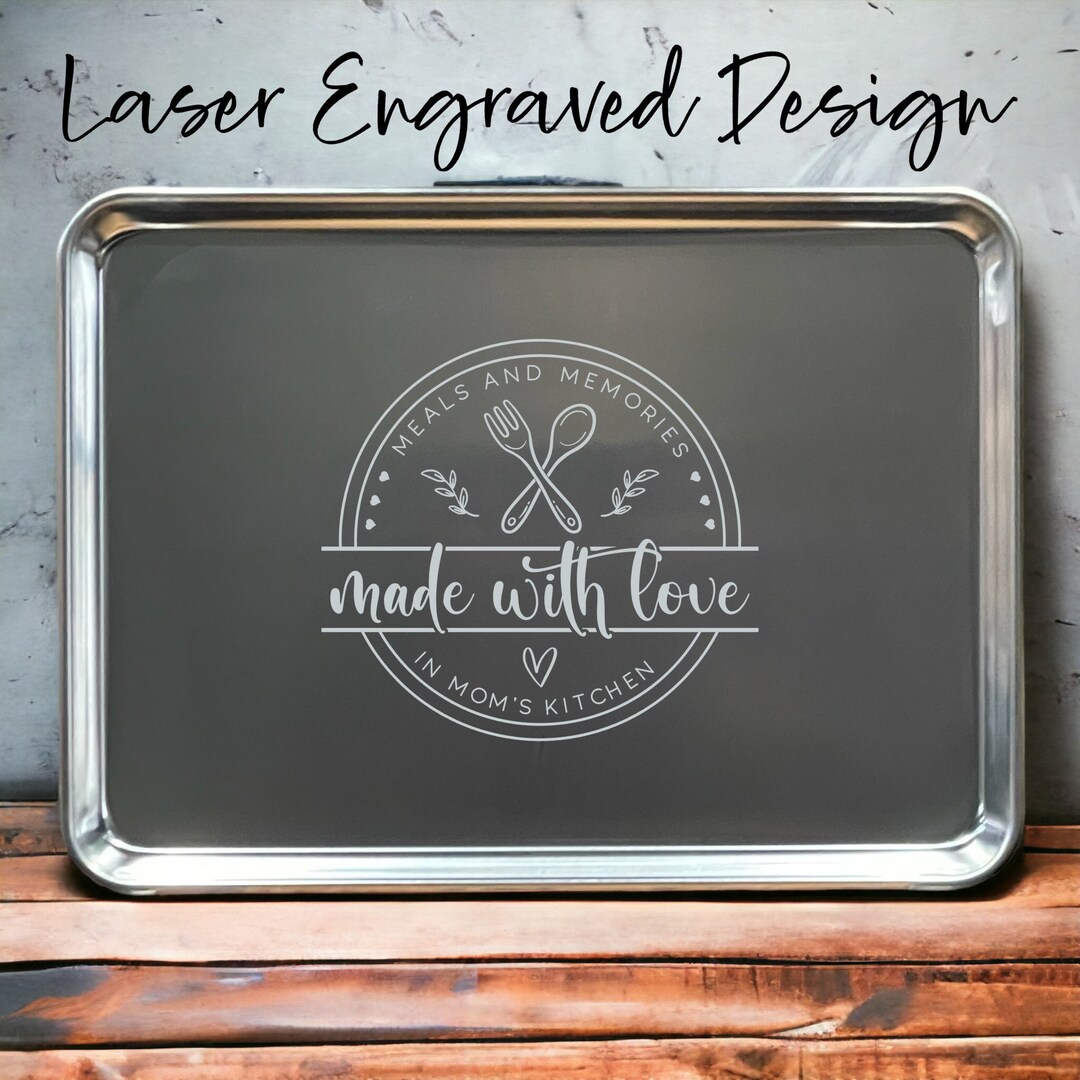 Custom Engraved Cookie or Baking Sheet Pan Personalized Bakeware for ...
